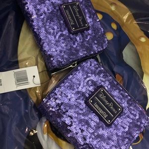 Loungefly | Other | Disney Loungefly Potion Purple Sequin Wallet | Poshmark